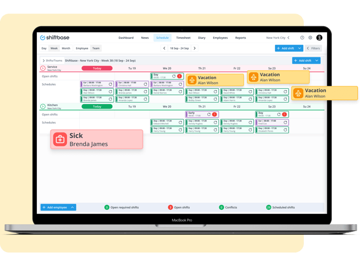 Small-to-medium business workforce management software - Shiftbase