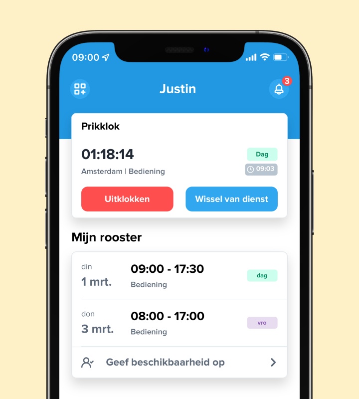 Shiftbase - Personeelsplanning en urenregistratie software
