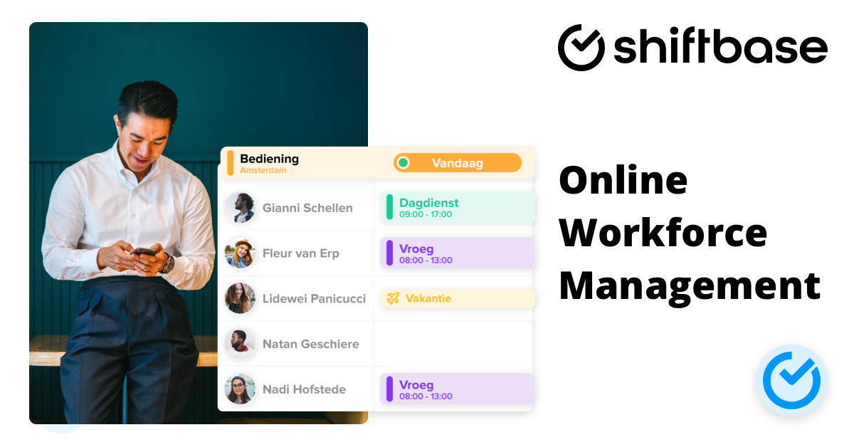 Online prikklok systeem voor efficiënte tijdregistratie - Shiftbase